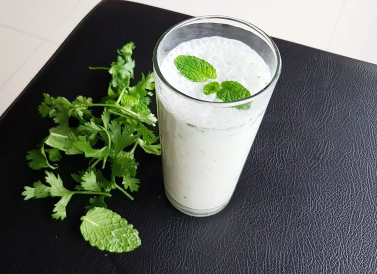 Indian Spiced Buttermilk Drink Vegan Chaas Recipe | Vegandietfood.com
