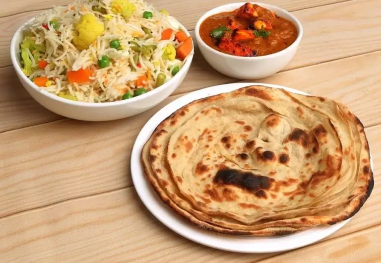 Multigrain Laccha Paratha Recipe - Vegandietfood.com