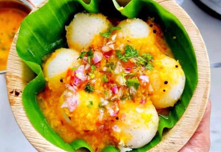 Mini Idli Sambar Recipe - Vegandietfood.com