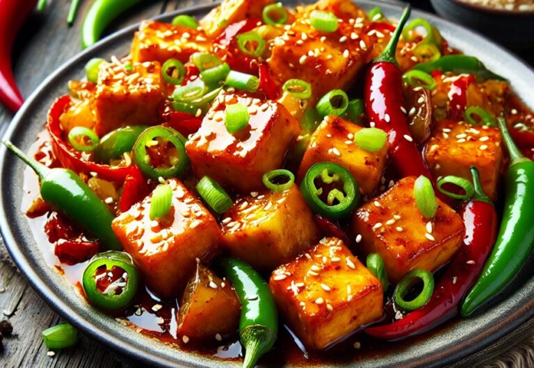 Chilli Paneer Recipe - Vegandietfood.com